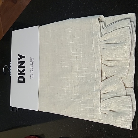 Dkny | Accents | Dkny Classic Linen Fan Tab Panels | Poshmark